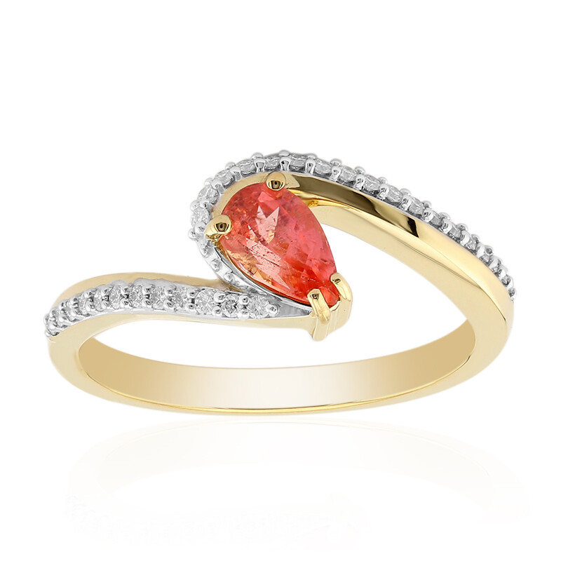 Chic 0.425ct Väyrynenite 18K Gold Ring, Pakistan