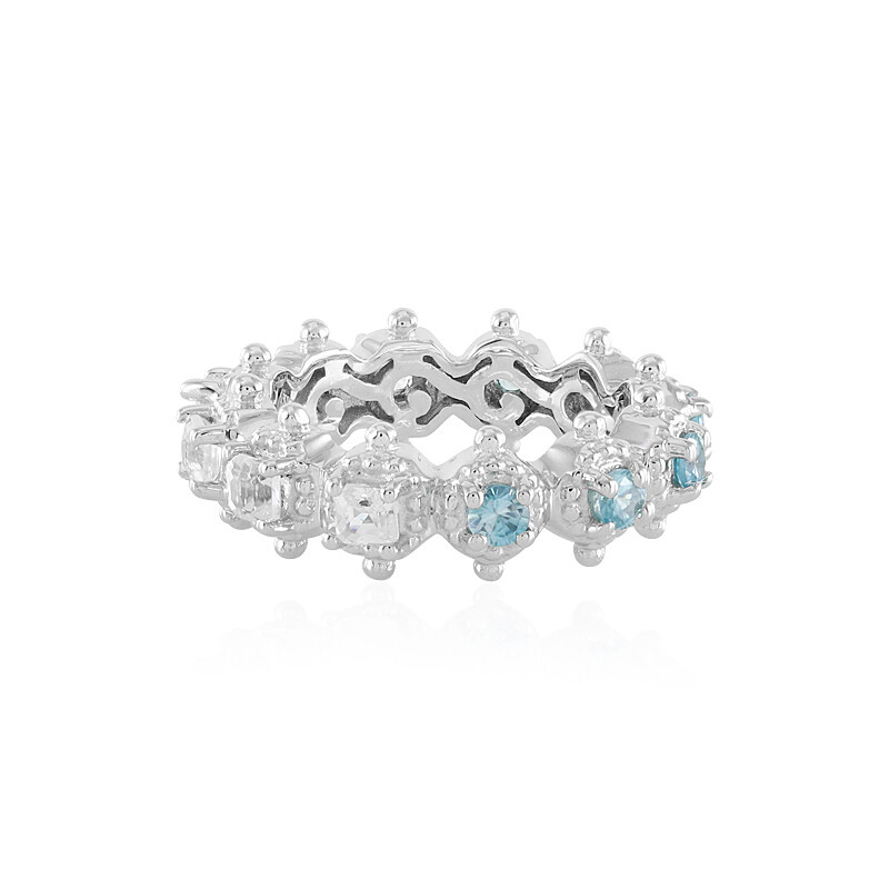 Chic Zircon Dallas Prince Silver Ring, 26x26mm