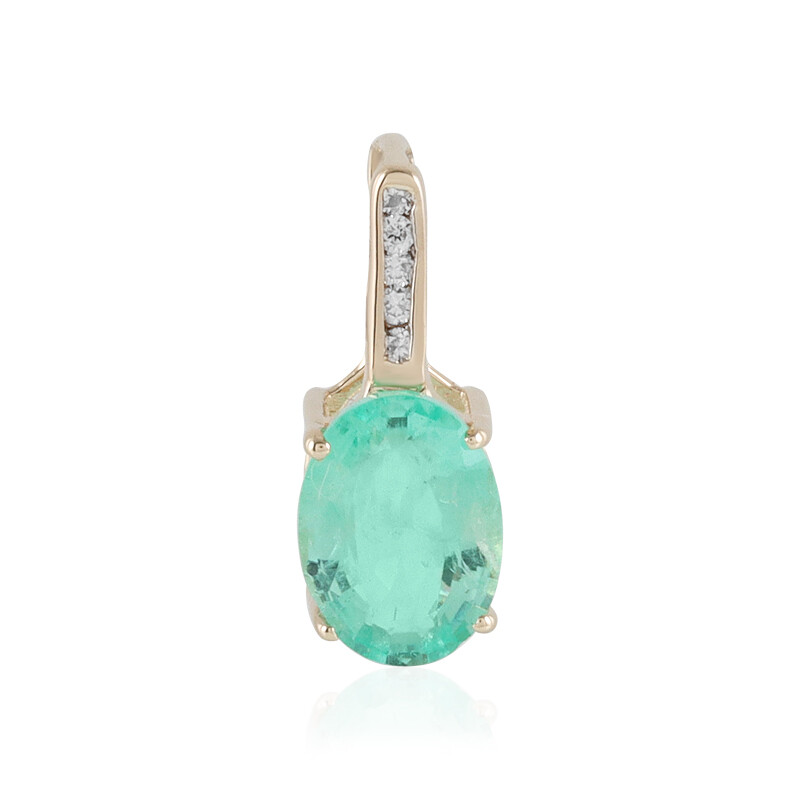 14K Colombian Emerald Gold Pendant (AMAYANI)-5661KX | Juwelo