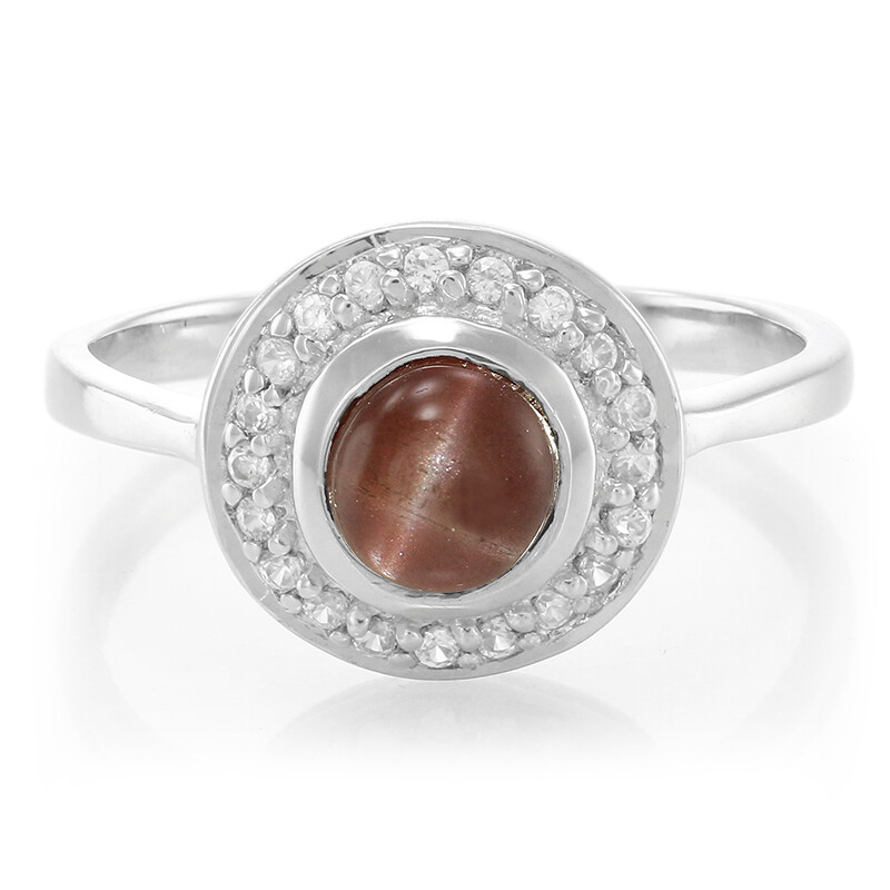 Brazilian Cat's Eye Scapolite Silver Ring, 0.85ct