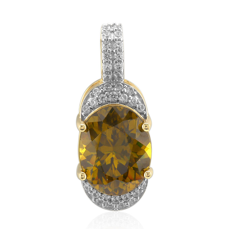 Bulgarian Sphalerite 375 Gold Pendant, 3.42ct