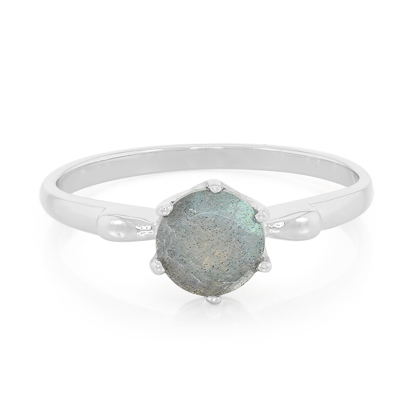 Romanian Spectrolite Silver Ring-8818MF | Juwelo