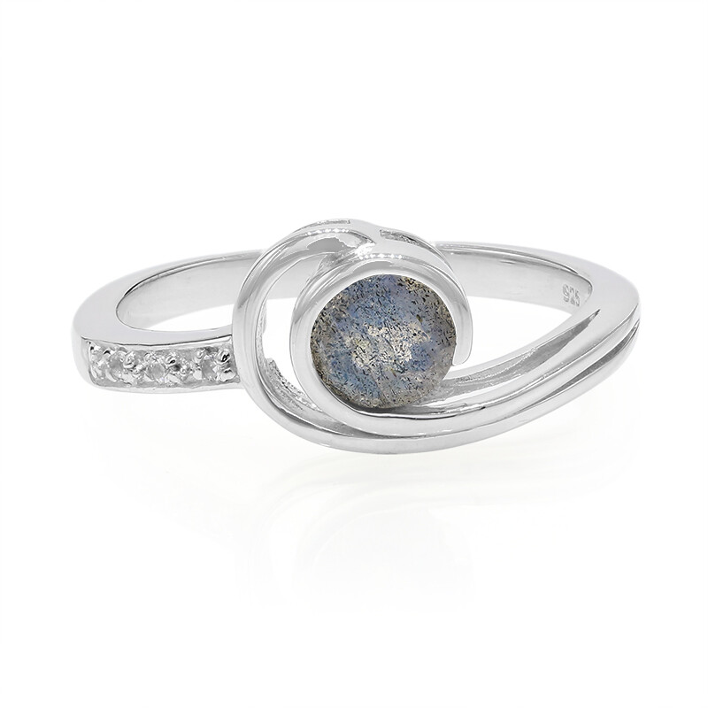 Romanian Spectrolite Silver Ring-9565IZ | Juwelo