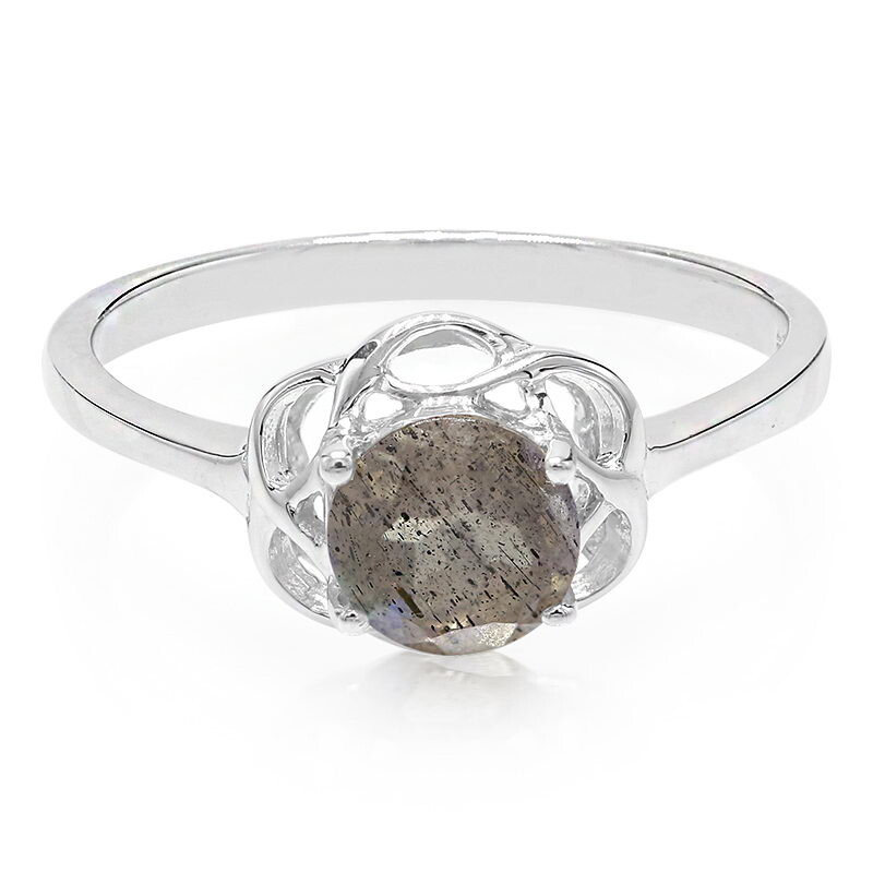 Romanian Spectrolite Silver Ring-5199PM | Juwelo