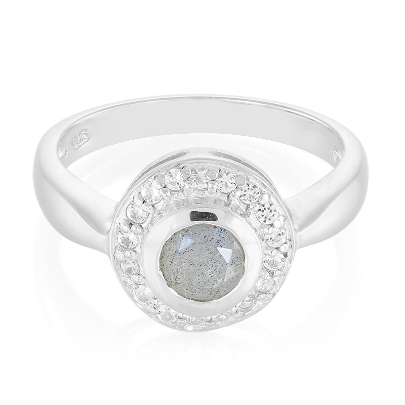 Romanian Spectrolite 0.33ct Sterling Silver Ring