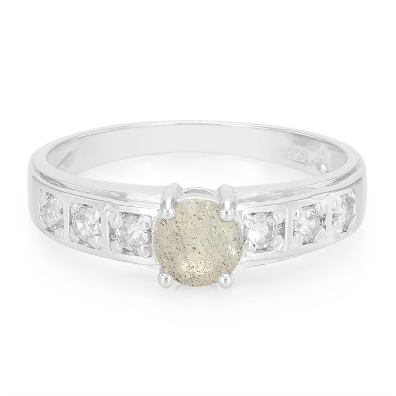 Romanian Spectrolite 925 Silver Ring, 0.39ct